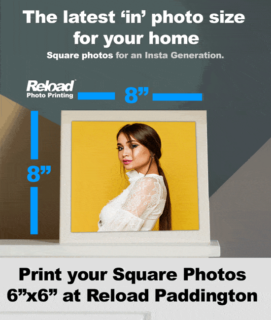 Square Photo Prints 8x8 inches (20cmx20cm) in Paddington London