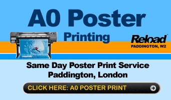 A0 Poster Printing in London | Same Day Collection | High-Quality