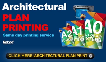 Architectural Plan Printing in London - ANSI - Collection or Delivery