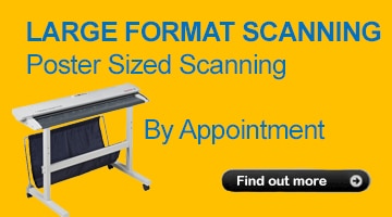 Large Format & Wide Format Scanning in London (Paddington)