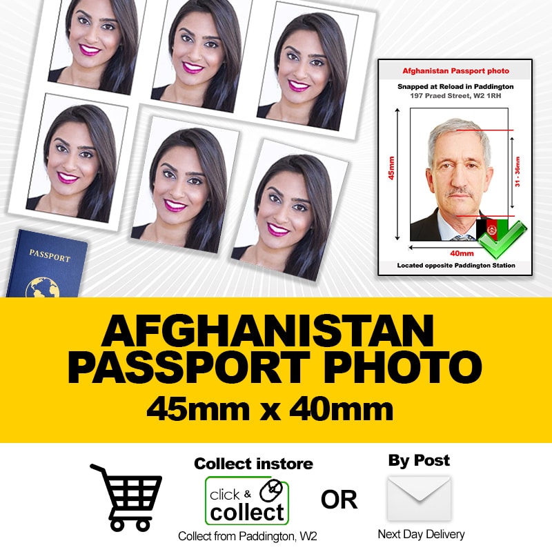 Afghanistan Passport & Visa Photos | Online & In-Store | Paddington, London