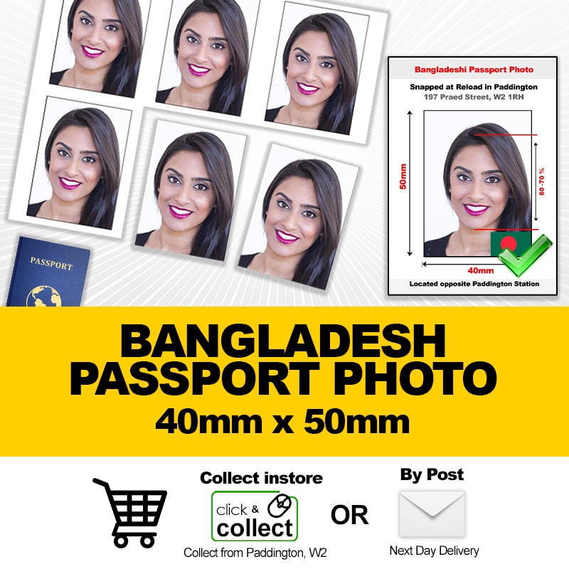 Bangladesh Passport Photo and Visa Photo snapped in Paddington, LDN