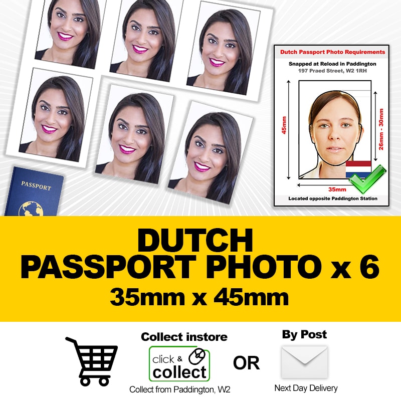 Dutch Passport Photo & Dutch Visa Photo & Netherlands Passport Photo