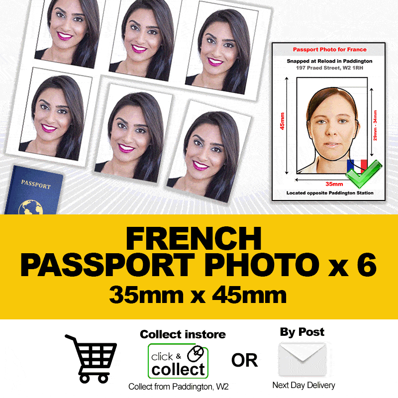 French Passport Photo