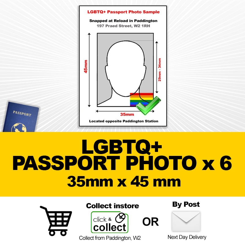 LGBTQ+ Friendly Passport Photo Studio in Paddington, London