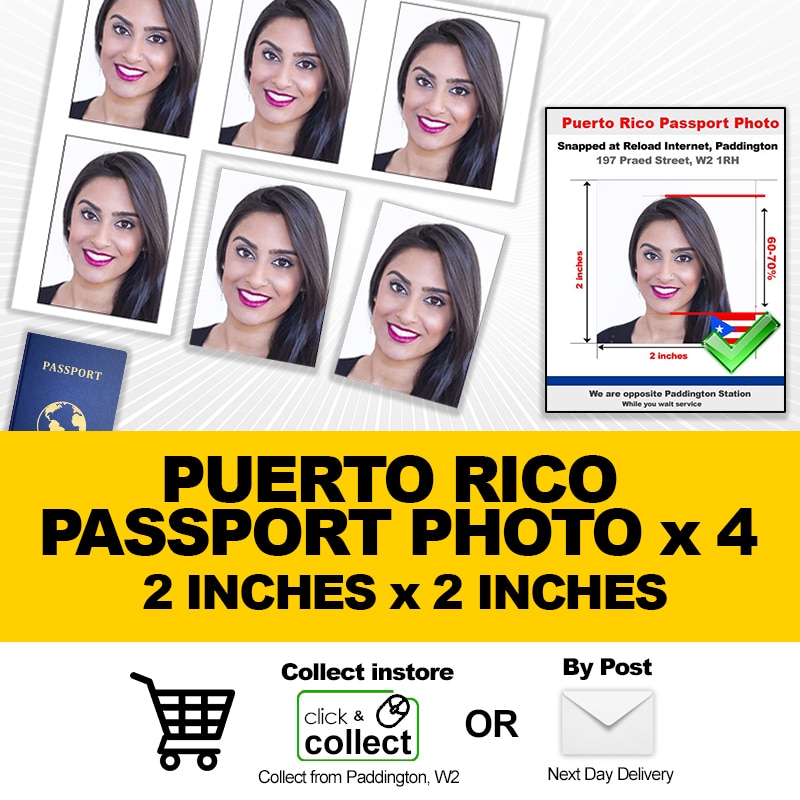 Puerto Rico Passport Photo and Visa Photo Specifications