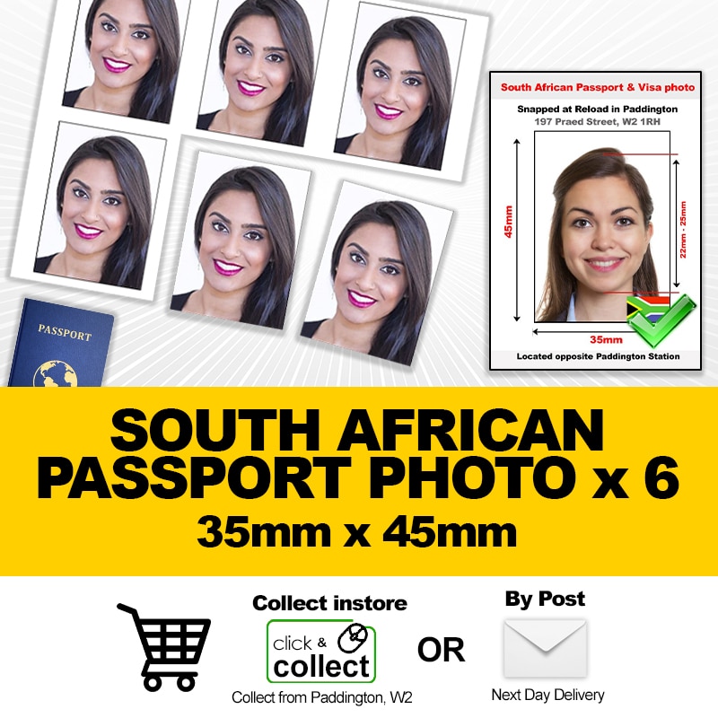 South Africa Passport Photo requirements for Republic of South Africa