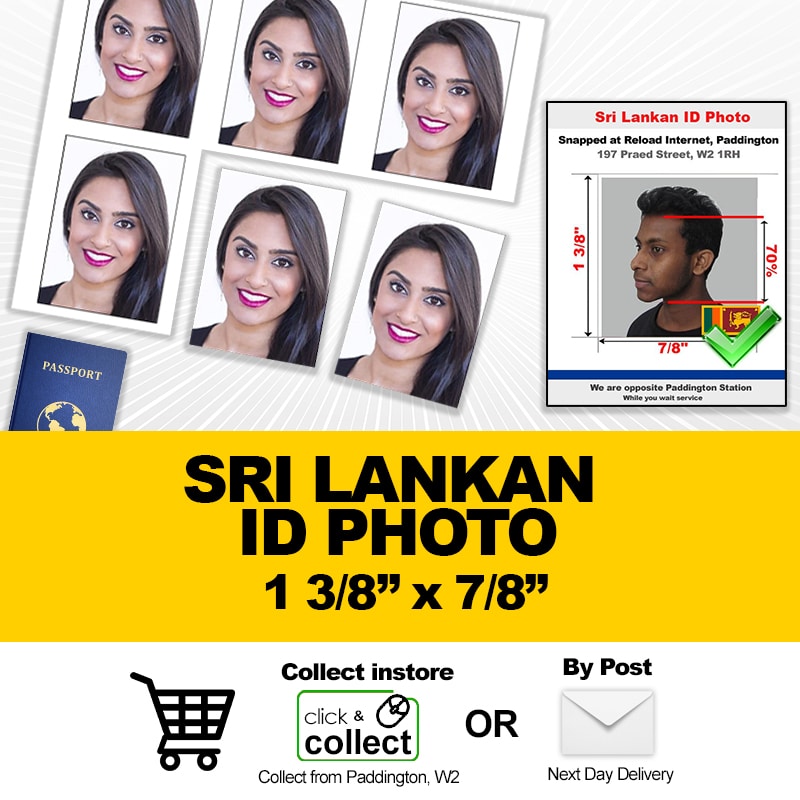 Sri Lankan National Identity Card (NIC) Photo | London